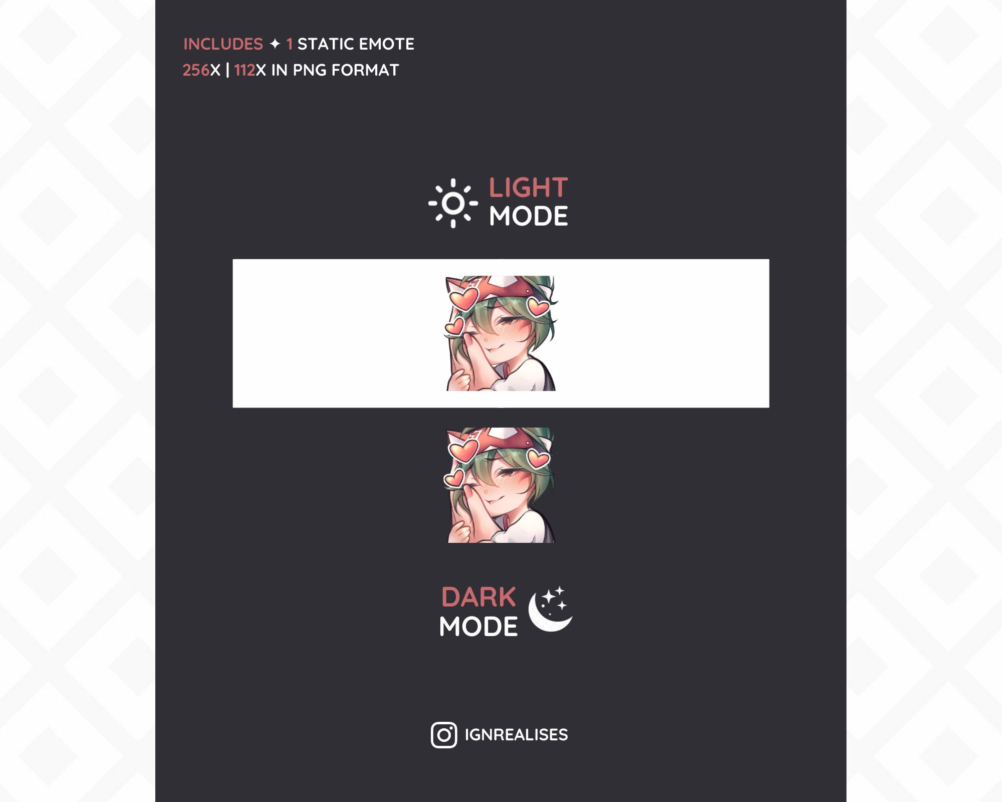 Kiriko Cuddle Emote 1 Emote for Twitch Discord Youtube - Etsy