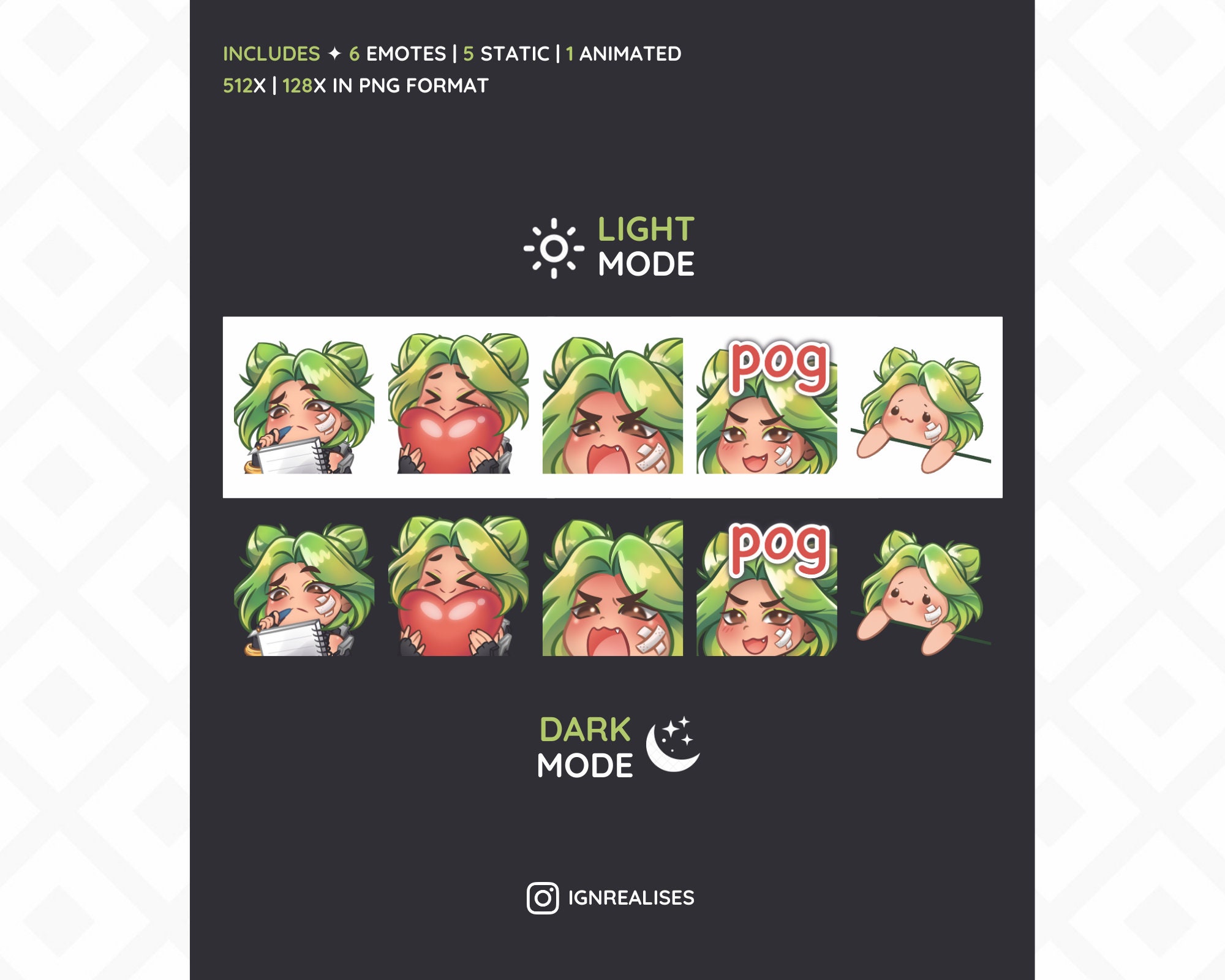 Zeri Emote Bundle 6 Emotes for Twitch Discord Youtube Etc - Etsy Ireland