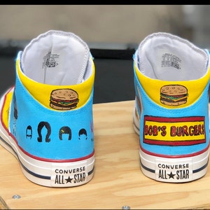 Custom Painted Bobs Burgers Shoes - Etsy