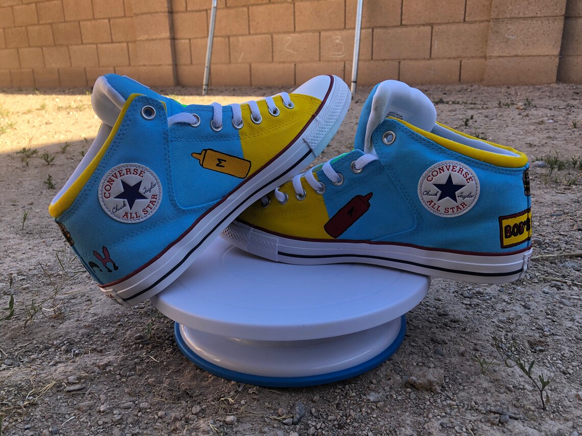 Custom Painted Bobs Burgers Shoes - Etsy