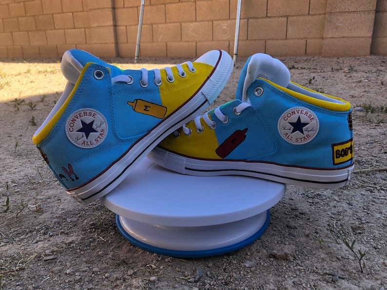 Custom Painted Bobs Burgers Shoes - Etsy