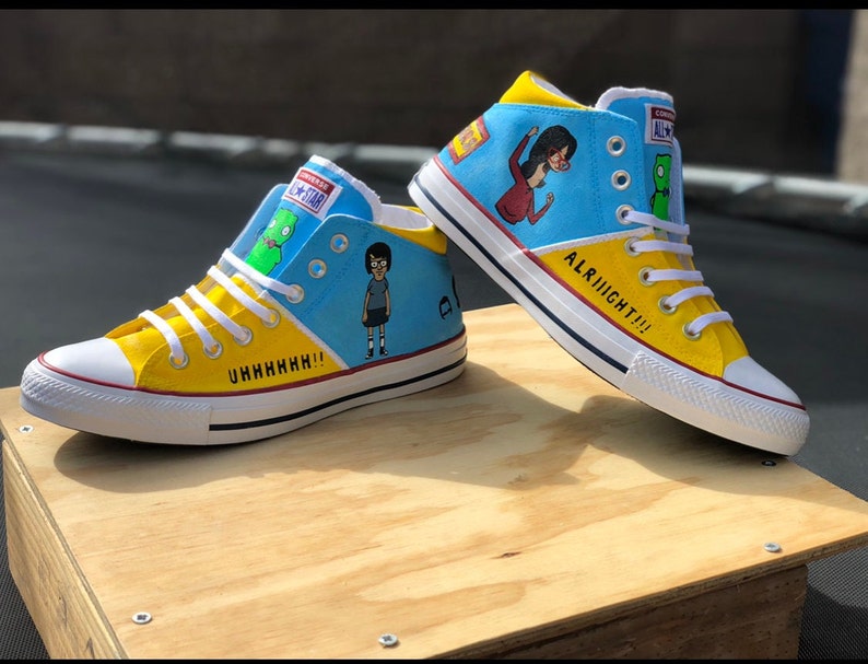 Custom Painted Bobs Burgers Shoes - Etsy