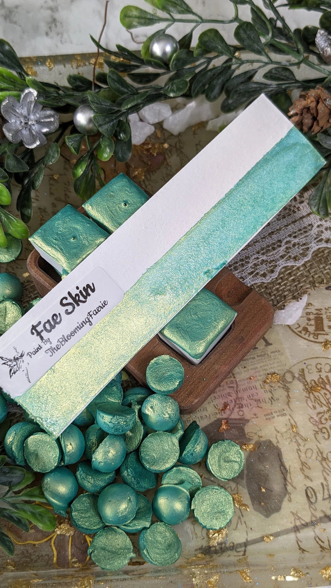 Color Pack 11 Half Pans or Dots Color Hue GREEN - Etsy