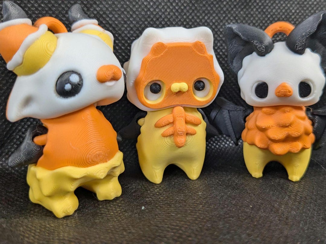 Candy Corn Pixie Creature: Articulating Fidget Toy, USA Made - Etsy