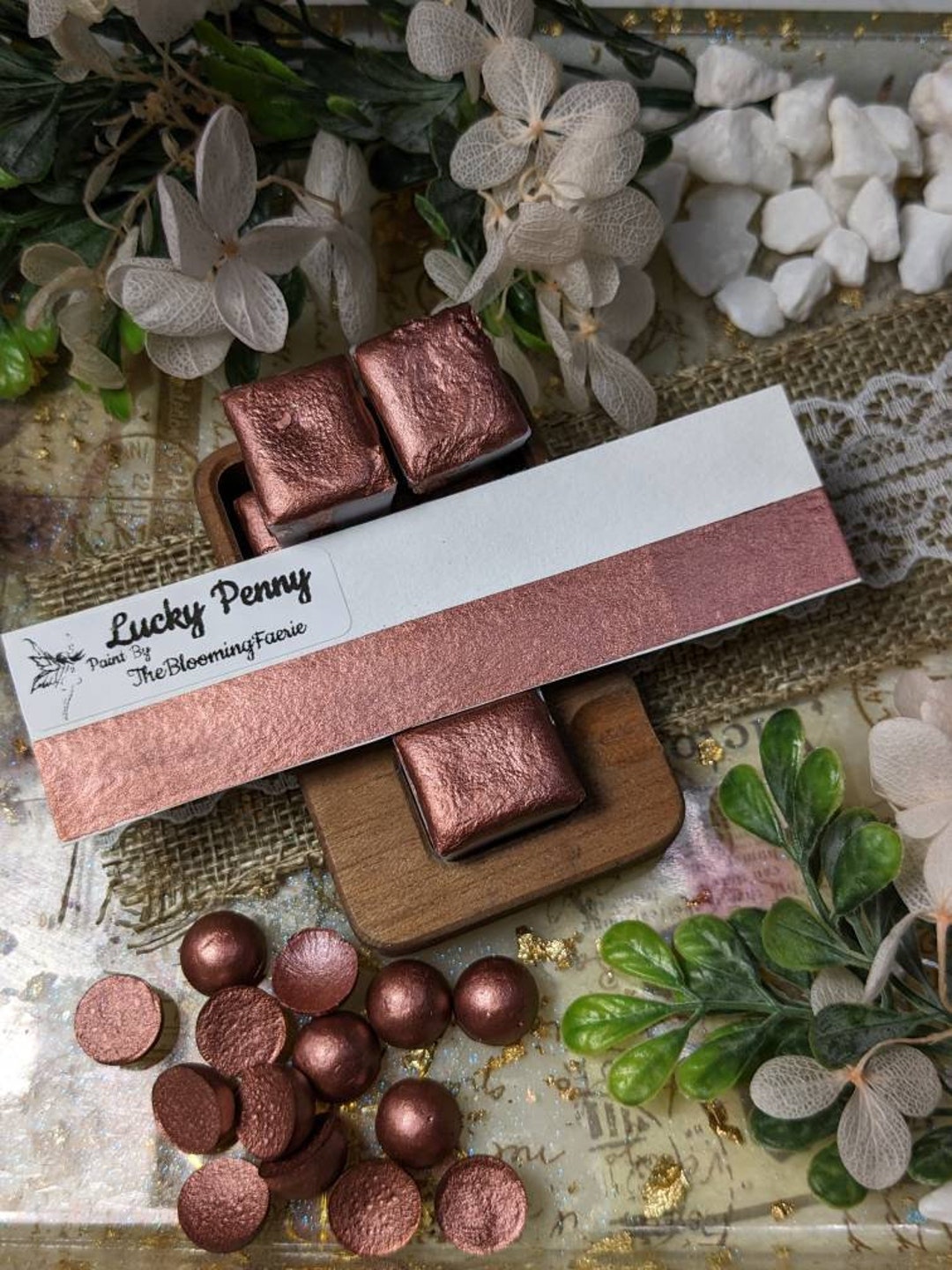 Lucky Penny } Copper // Metallic- Handmade Watercolor Paint Made ...