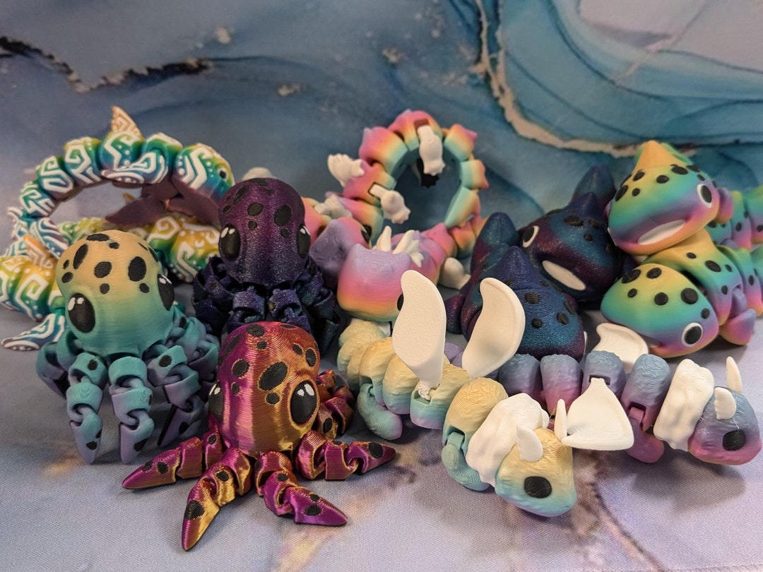 Small Articulating Creatures { Whale Shark , Octopus , Dolphins ...