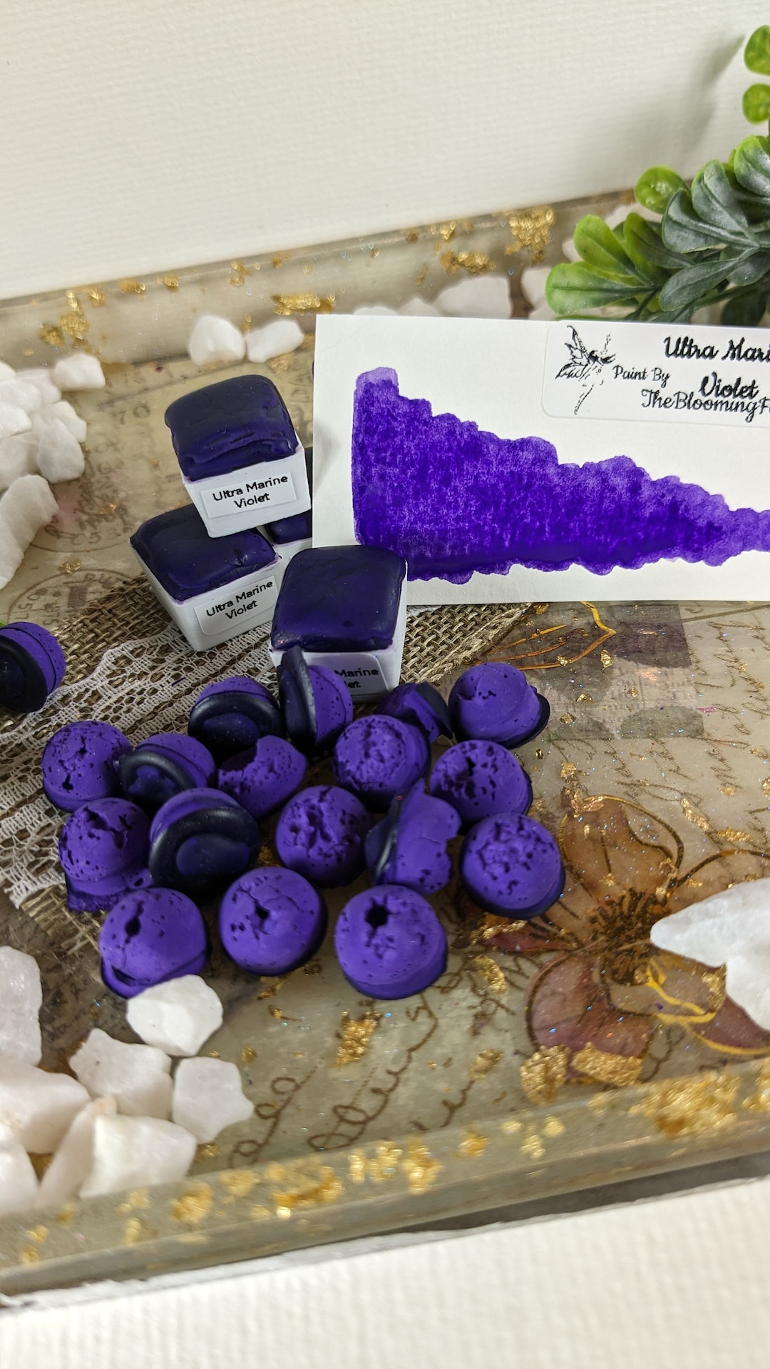 PV15 Ultra Marine Violet } Professional Grade Earth Pigment-matte ...