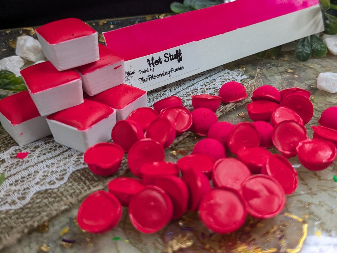 Hot Stuff } Pink Neon// UV Reactive // Flourescent - Handmade ...