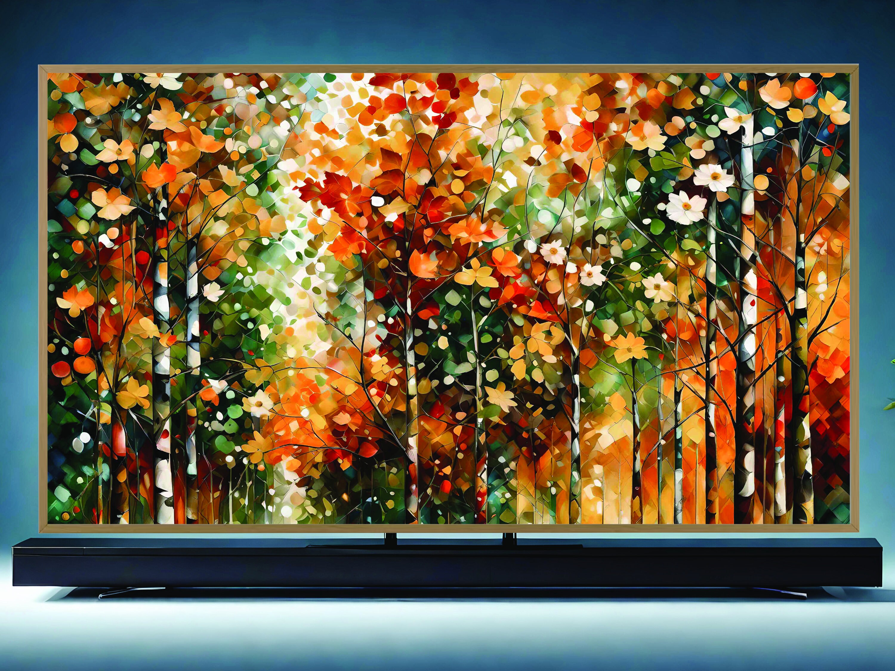 Samsung Frame TV Art 4K. Wallpaper for TV. Digital Art: Autumn - Etsy
