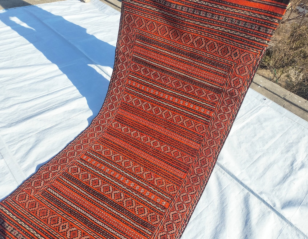 28 X 66 Ft. Beautiful Modern Handmade Afghan Tribal Maliki Laghari ...