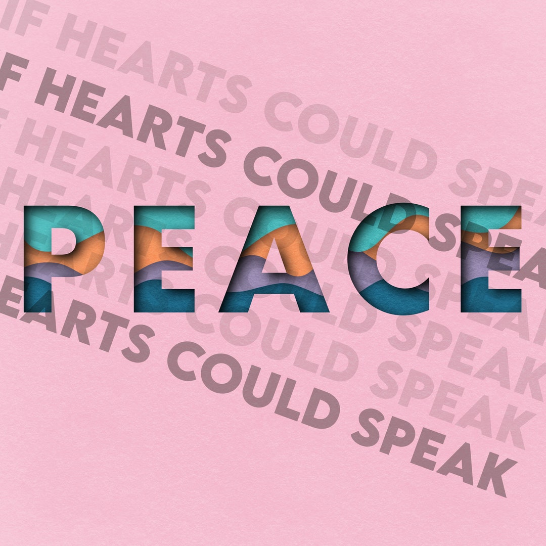 Printable | Peace | Words Printable - Etsy