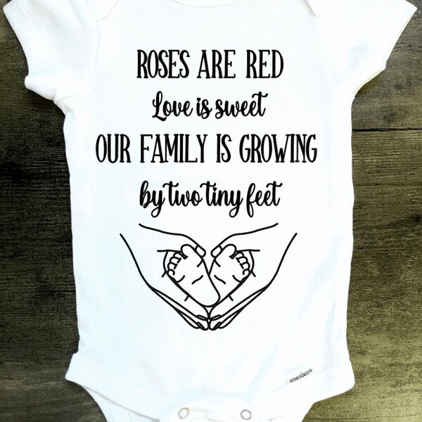 Our Family is Growing by Two Feet - Etsy