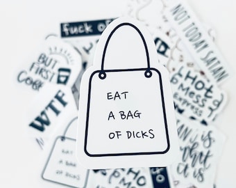 Curse Stickers | Etsy