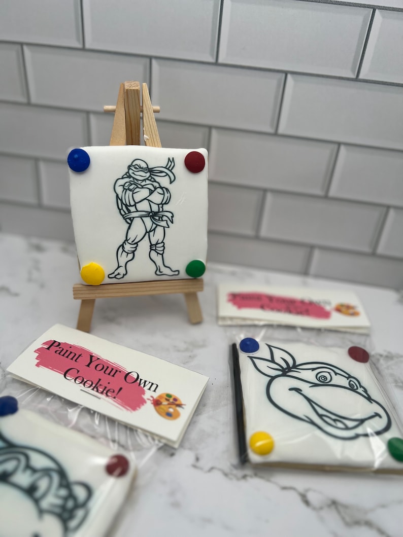 Paint Your Own Sugar Cookies! Great for Birthdays & More! - Etsy