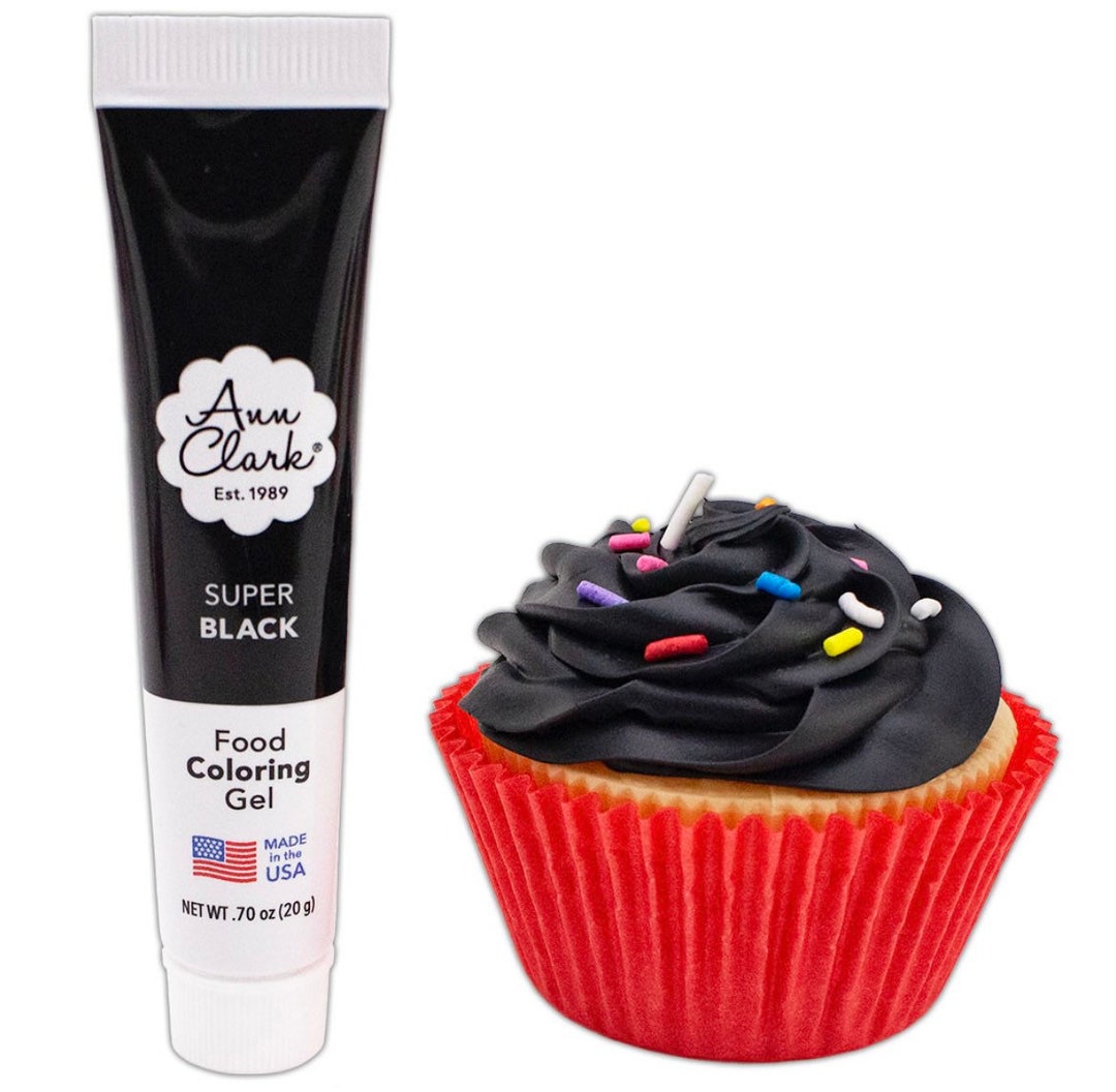 Black Food Coloring Gel .70 Oz (20 G), Gel Food Color - Etsy