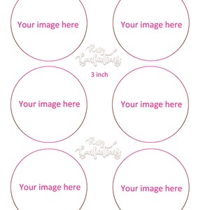 Custom Edible Sugar Sheets/icing Sheets (pre Cut) Cake, Cookies ...
