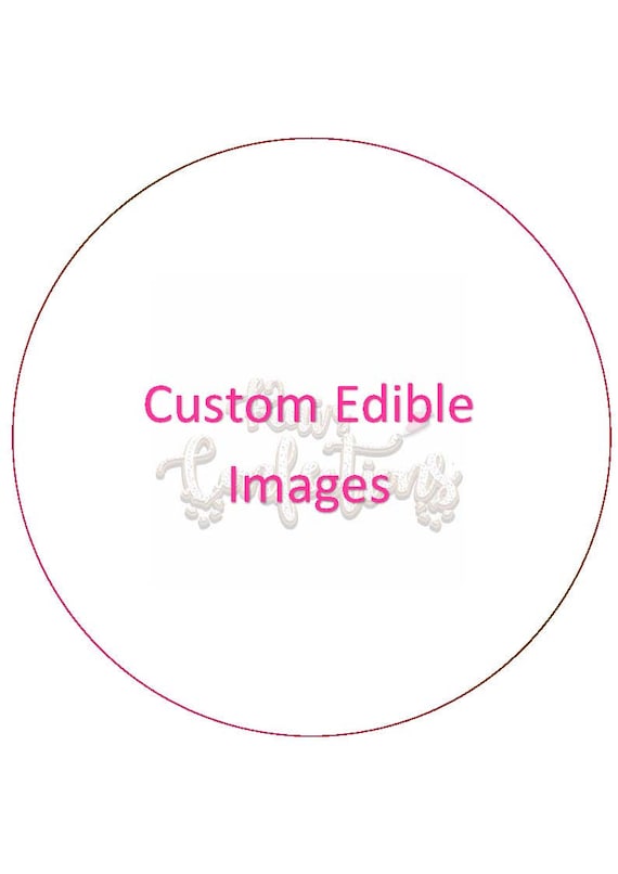 Custom Edible Sugar Sheets/icing Sheets pre Cut Cake - Etsy