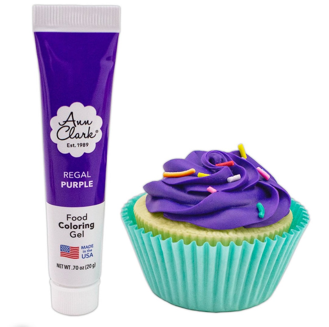 Purple Food Coloring Gel, Ann Clark Baking, .70 Oz - Etsy