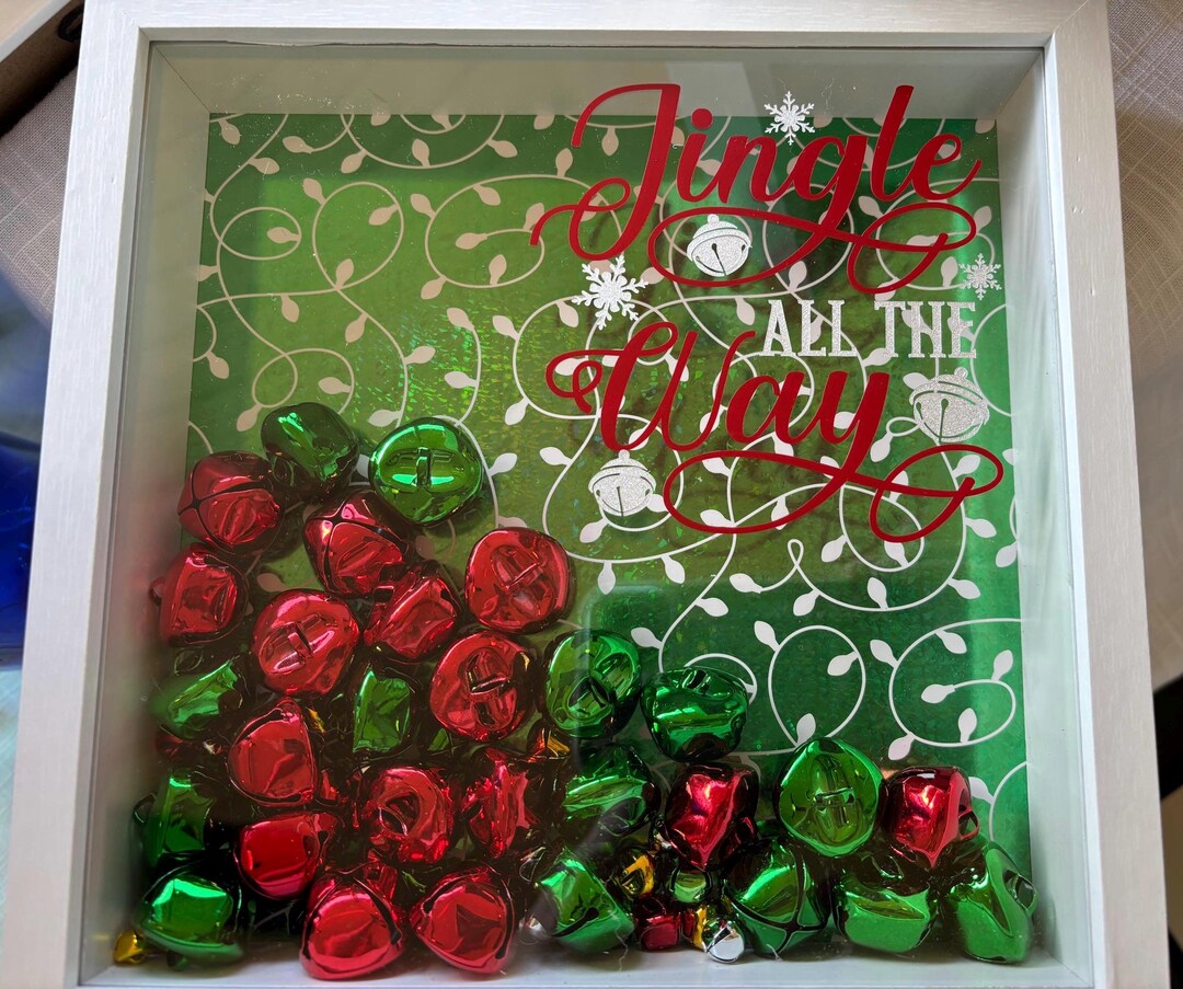 Jingle All the Way Shadow Box - Etsy