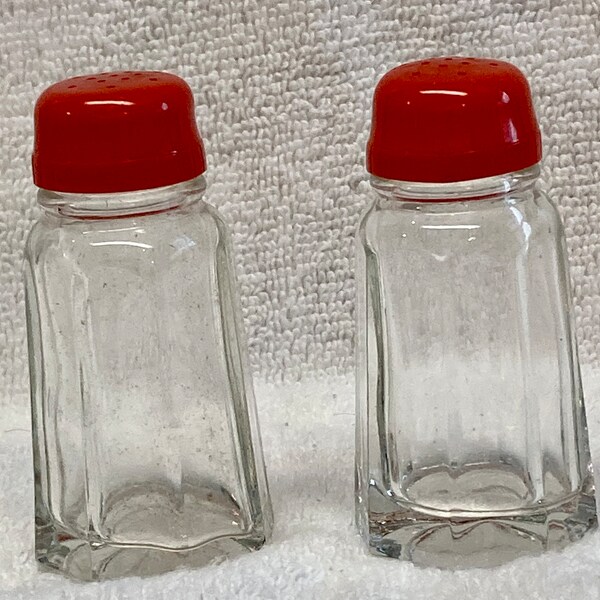 Red Top Salt Pepper - Etsy
