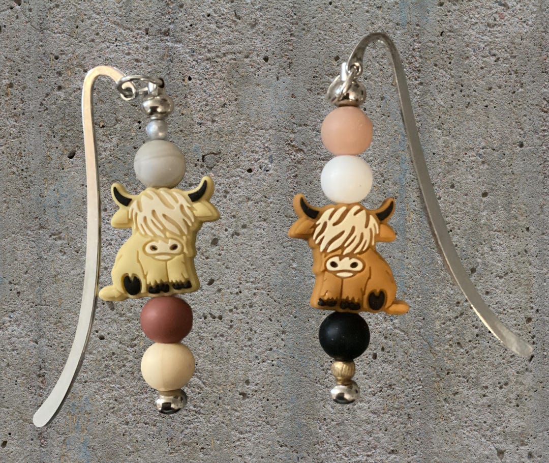 Highland Cow Bookmark Cute Cattle Reading Accessory Perfect Gift for ...