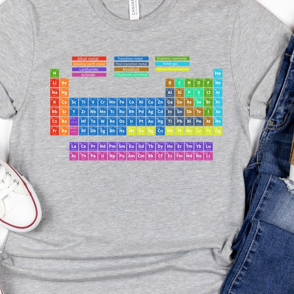 Periodic Table Shirt - Etsy