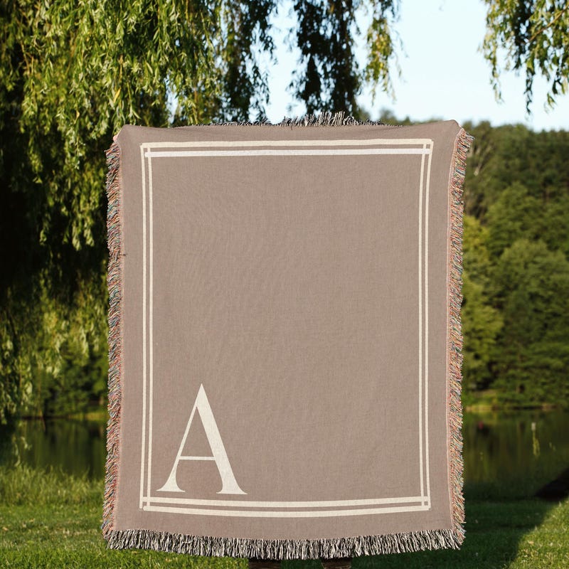 Monogrammed Blanket - Etsy