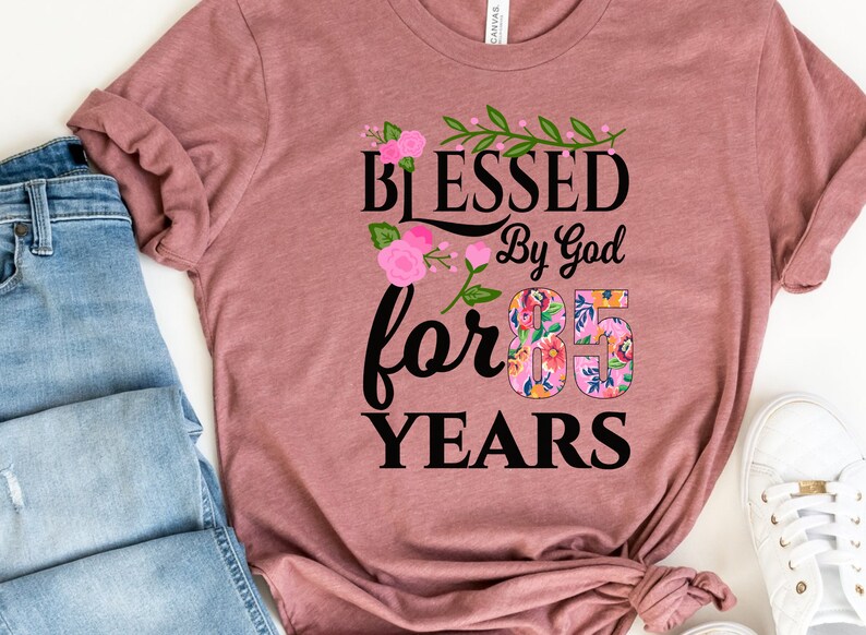 85th Birthday Shirt, Grandmother Birthday Gift, Great-grandmother ...