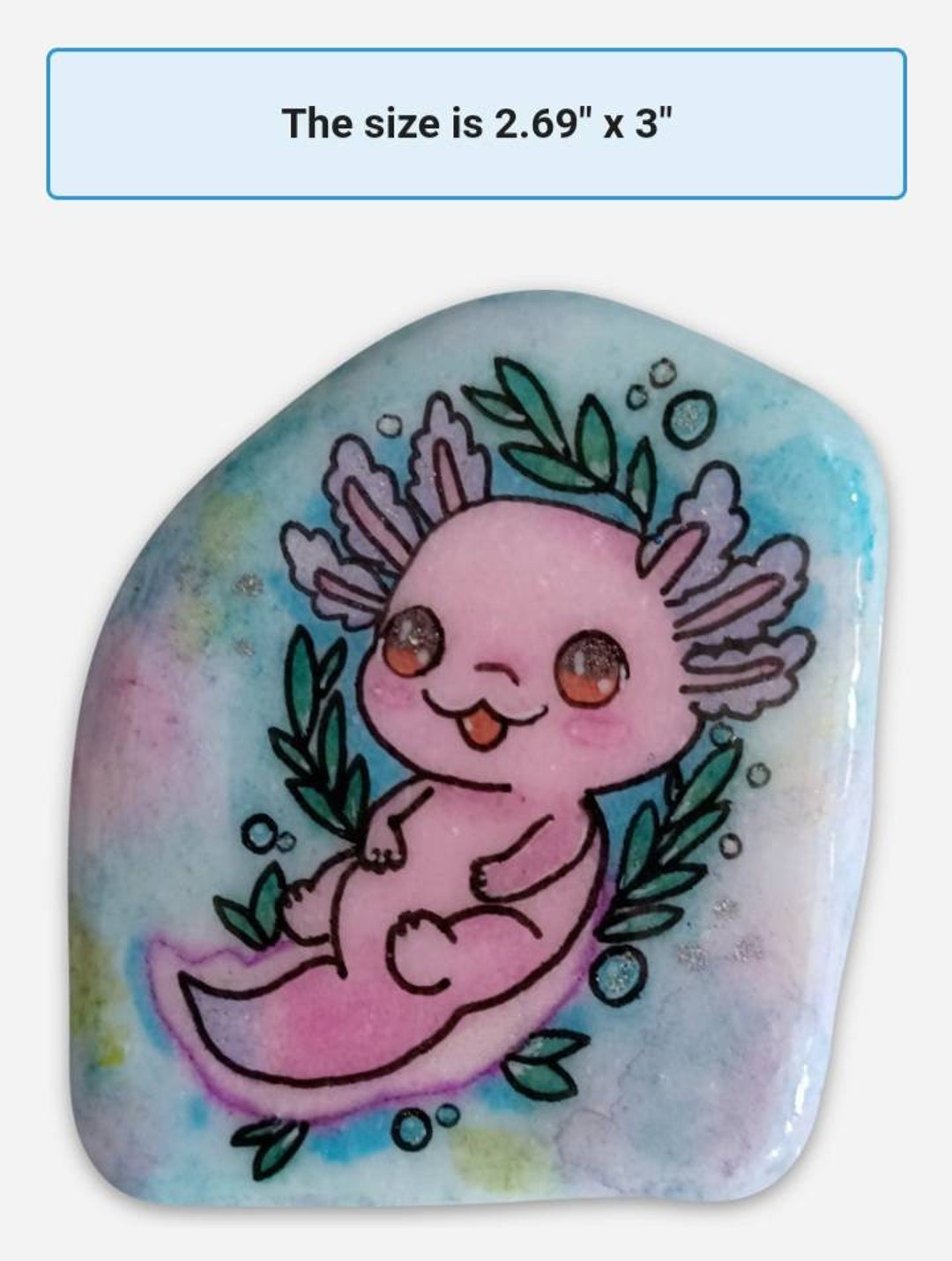 Axolotl Vinyl Magnet - Etsy