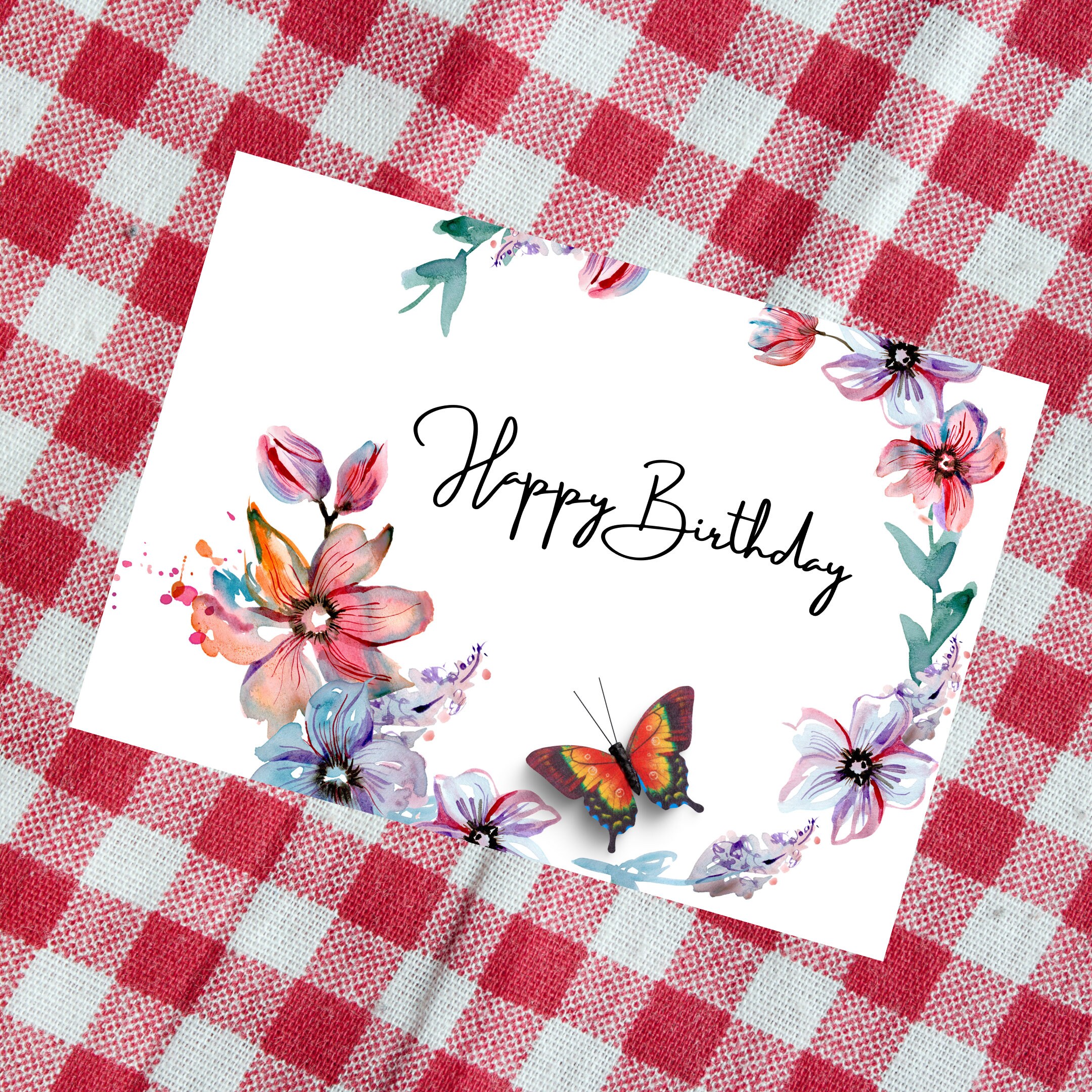 Sweet Happy Birthday Card Printable