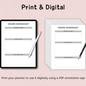 2025 Manifestation Printable Journal | Law of Attraction Workbook ...
