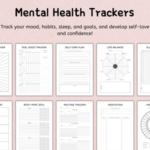 Printable Self-care Planner | Self-love Journal Inserts | Mindfulness ...