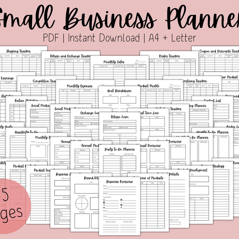 Business Starter Binder - Etsy