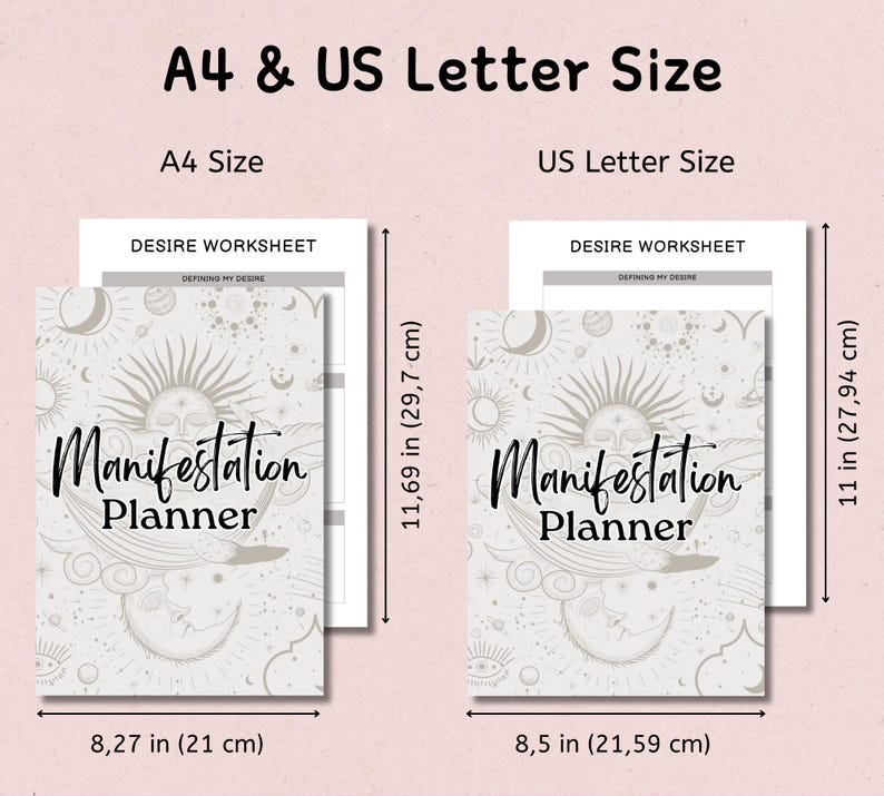 2025 Manifestation Printable Journal | Law of Attraction Workbook ...