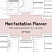 2025 Manifestation Printable Journal Law of Attraction Workbook ...