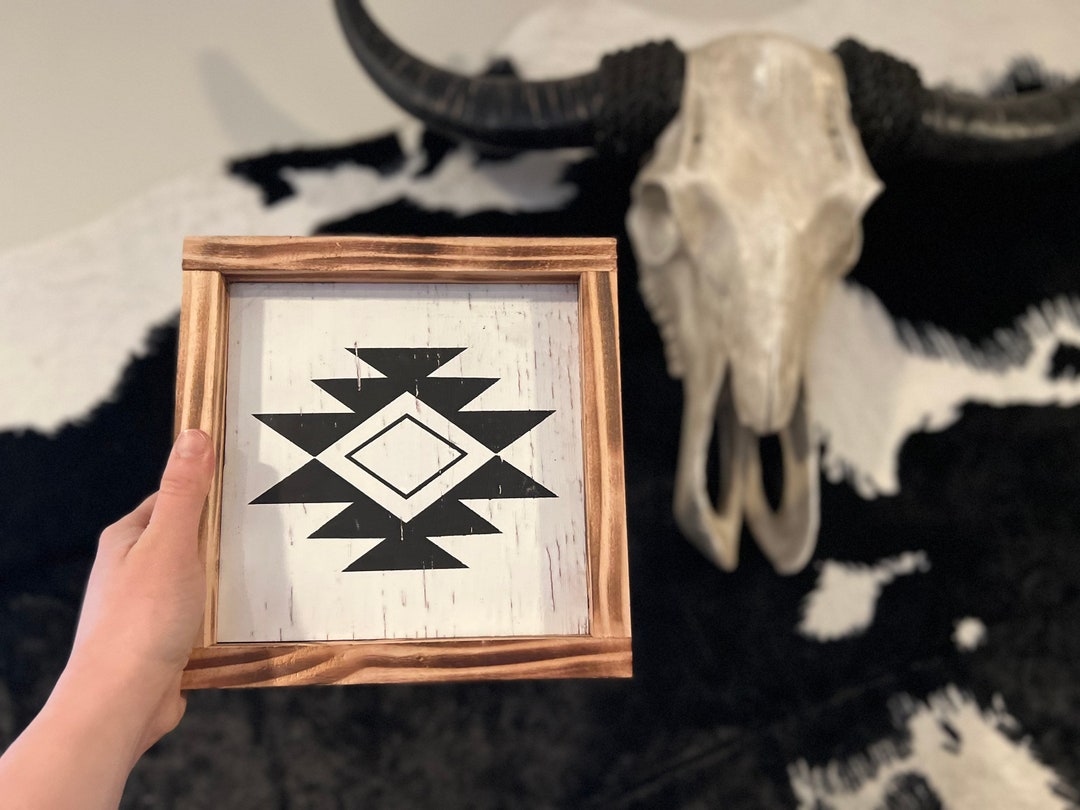 Aztec Signs | Western Home Decor | Boho Home Decor | Boho Style Home ...