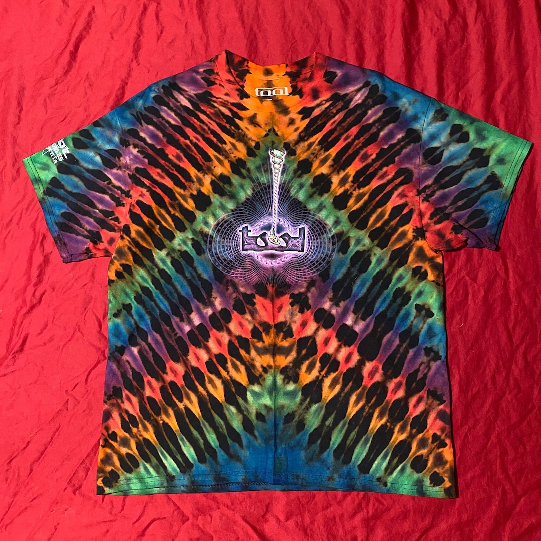 Tool Lateralus Back Graphic Reverse Tie Dye Shirt V2 XL / - Etsy