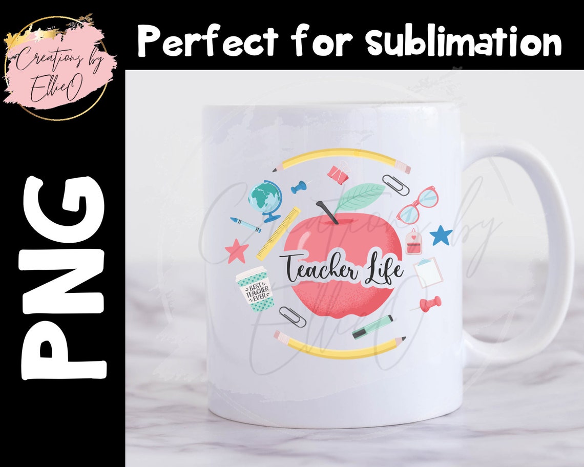 Teacher Life Png, Teacher Sublimation Png, Png for Sublimation, - Etsy