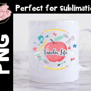 Teacher Life Png, Teacher Sublimation Png, Png for Sublimation, - Etsy