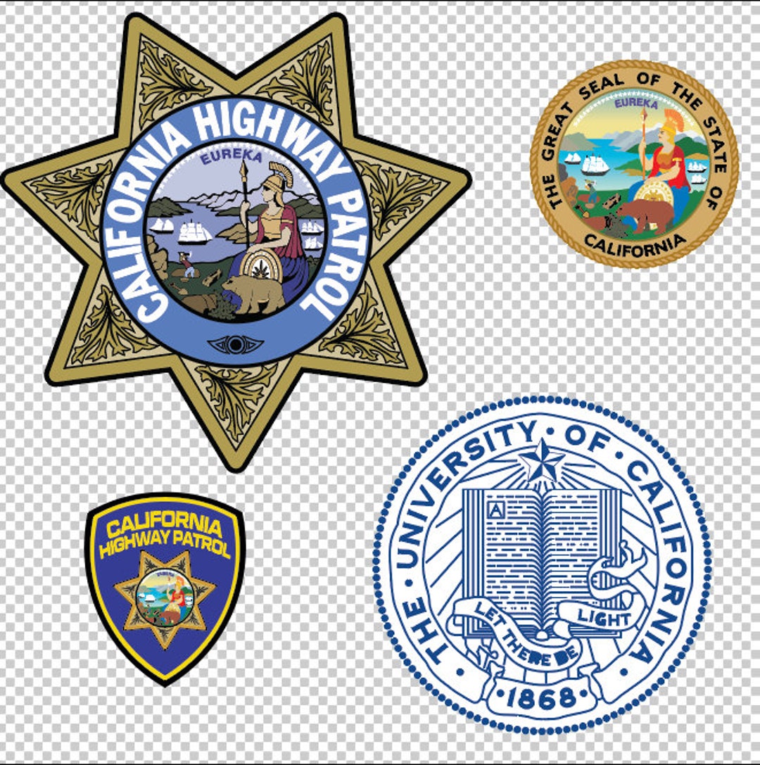 California Logo and Highway Patrol SVG eps png - Etsy Polska