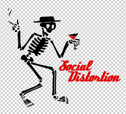 Social Distortion Skeleton Logo