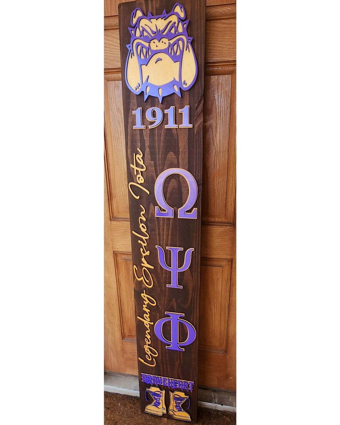 Omega Psi Phi, Omega, Fraternity Decor, Mancave Decor, Porch Sign ...