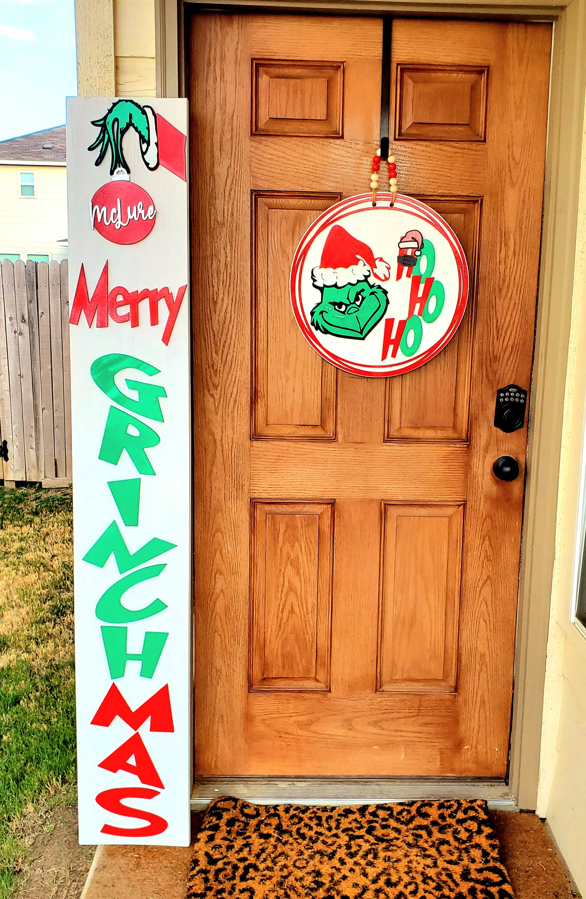 Grinch, Grinch Sign, Merry Grinchmas, Grinch Decor, Grinch Hand, Grinch ...