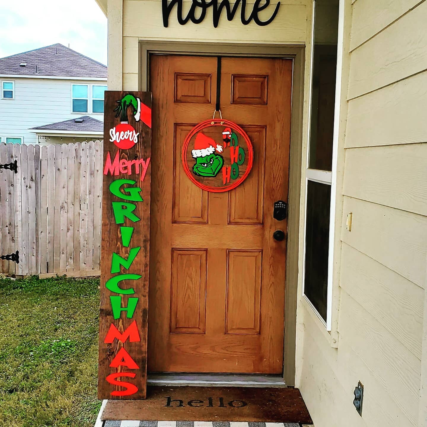 Grinch, Grinch Sign, Merry Grinchmas, Grinch Decor, Grinch Hand, Grinch ...