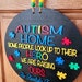 Autism Door Hanger, Autism Door Wreath, Autism, Autism Awareness ...