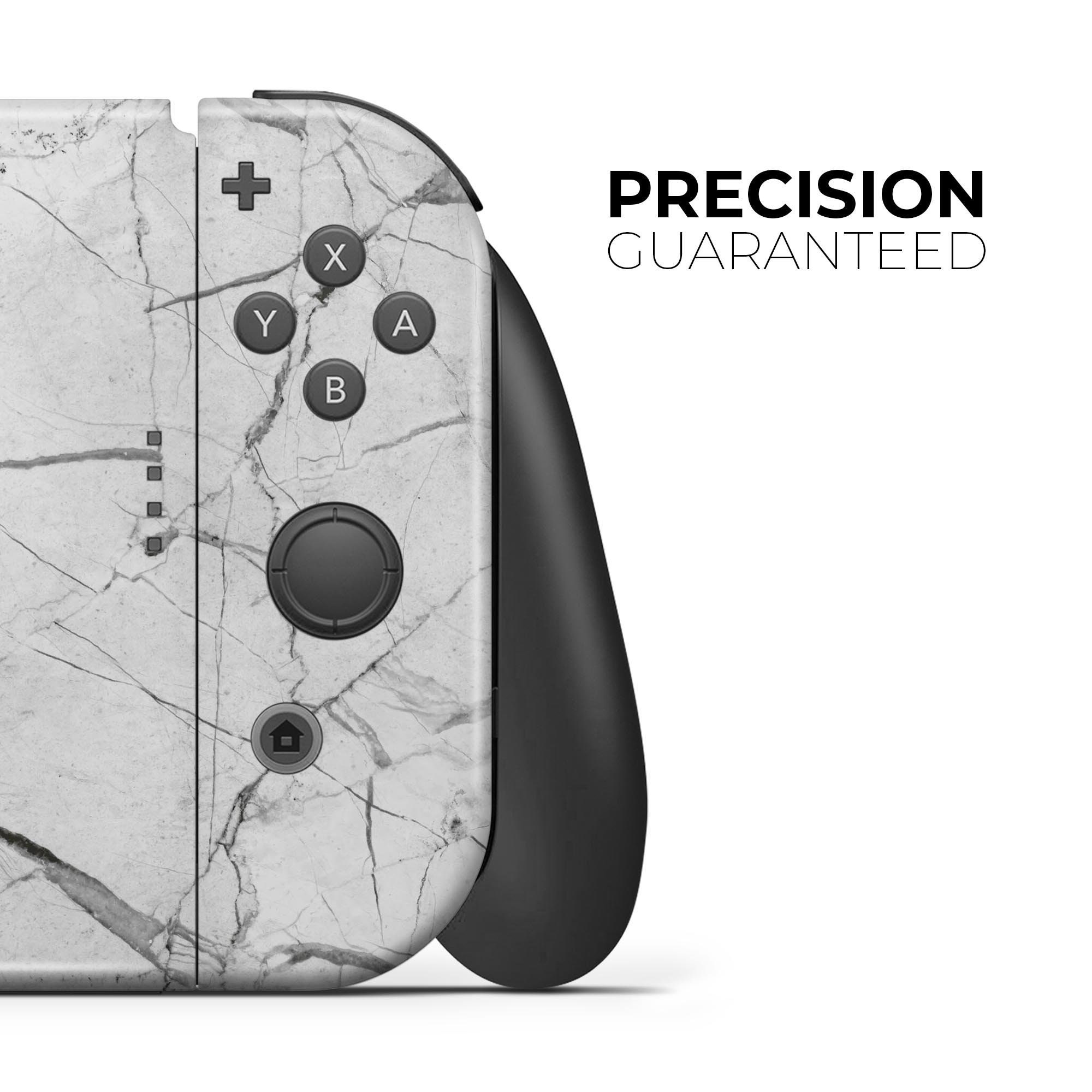 Cracked White Marble Slate // Skin Decal Wrap for Nintendo - Etsy UK