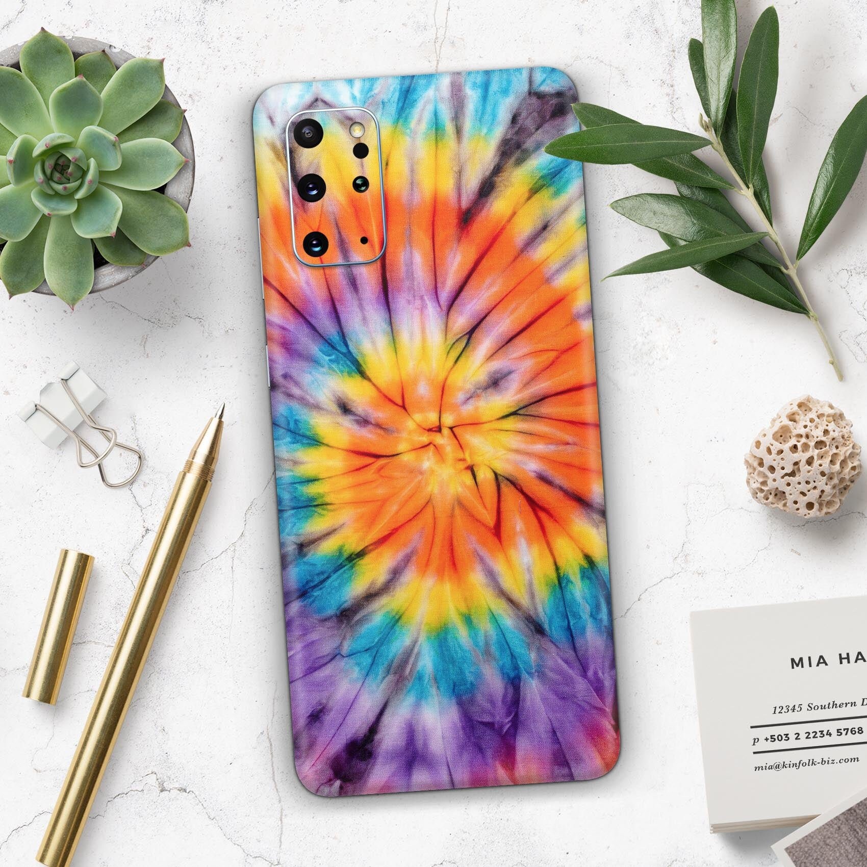 Bright Tie Dyed V1 // Full-body Skin Decal Wrap Cover for - Etsy