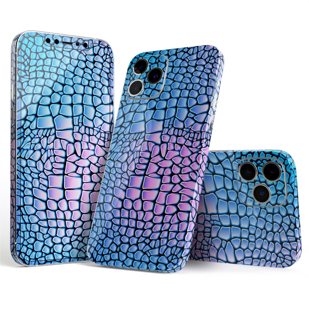 Neon Vibrant Snake Skin Pattern // Protective Skin Decal Wrap Cover for ...