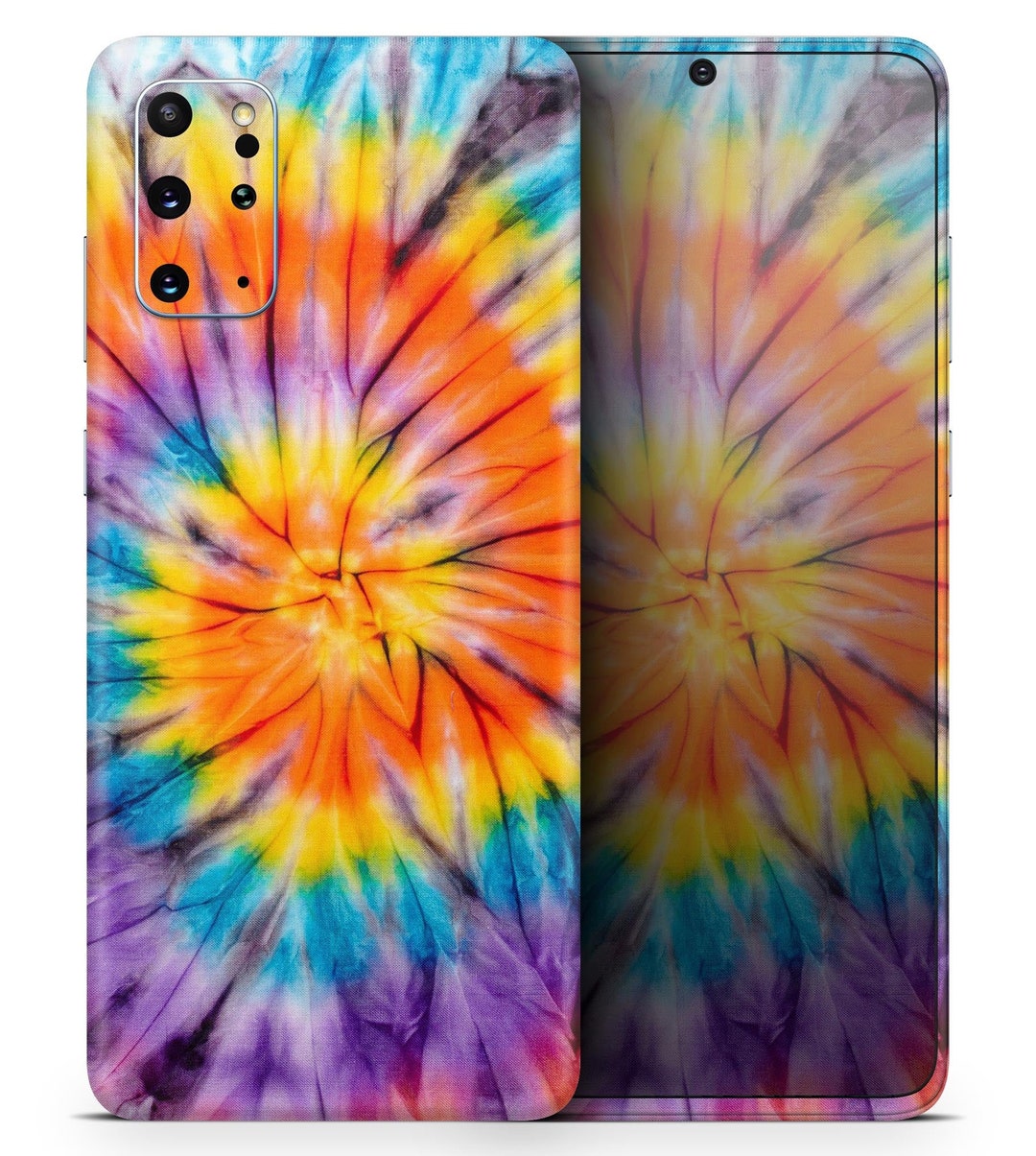 Bright Tie Dyed V1 // Full-body Skin Decal Wrap Cover for Samsung ...