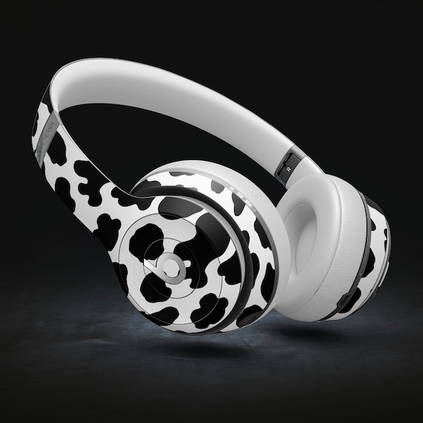 Cow Print Headphones - Etsy